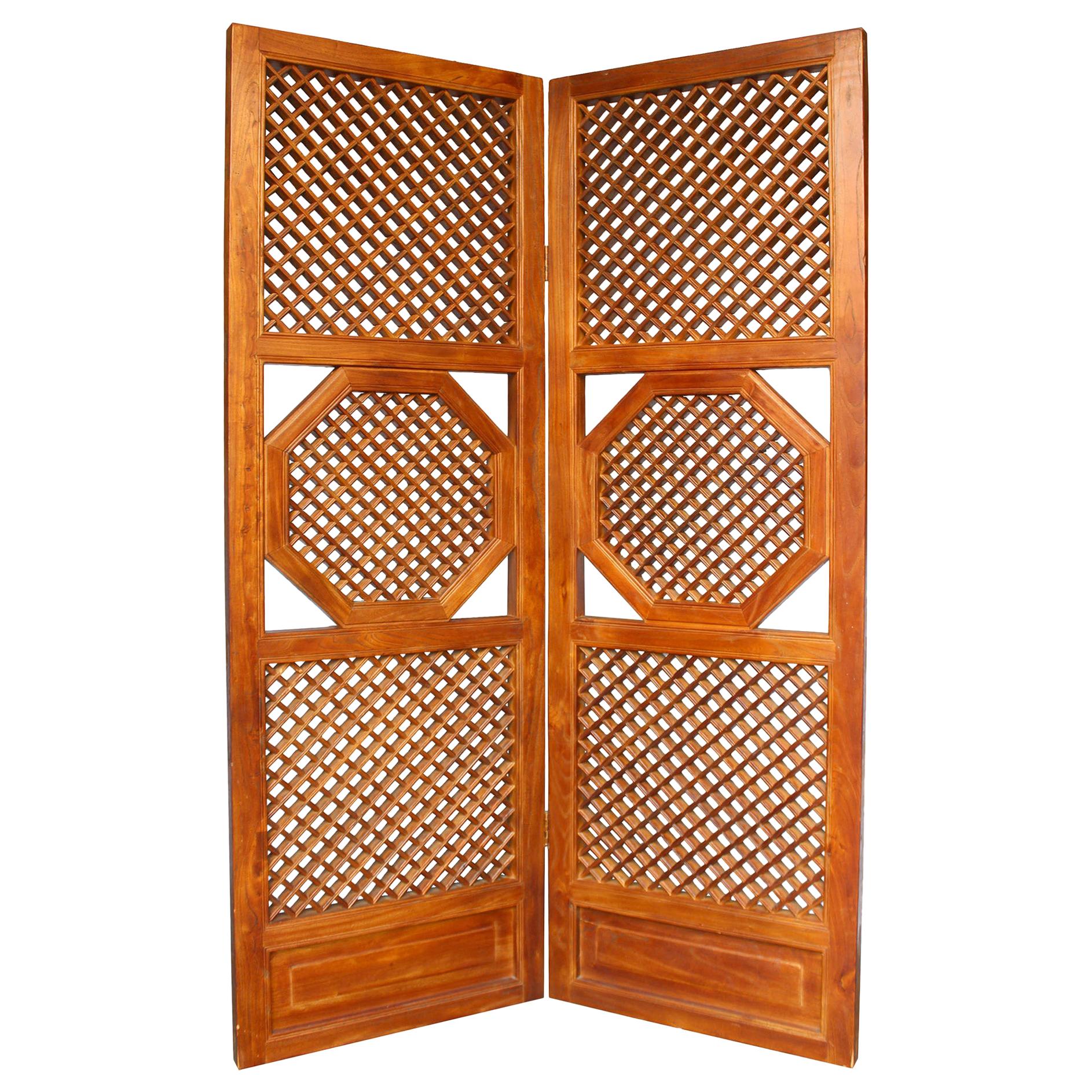 Pair of Korean Panels at 1stDibs