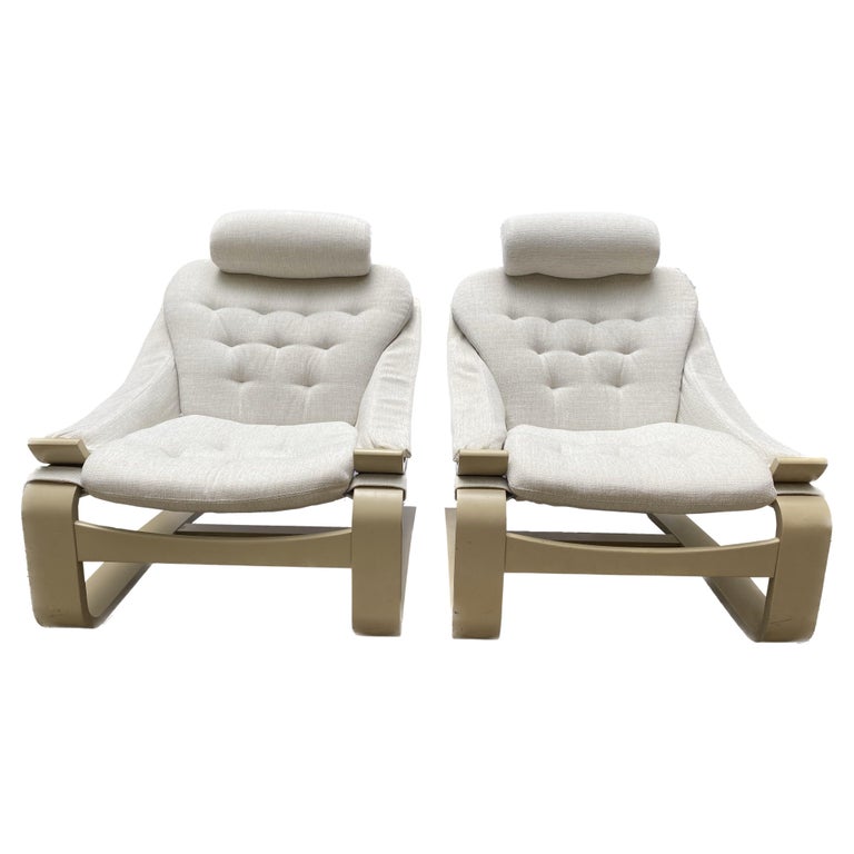 Pair of Kroken Armchairs - Ake Fribyter 1970 For Sale at 1stDibs
