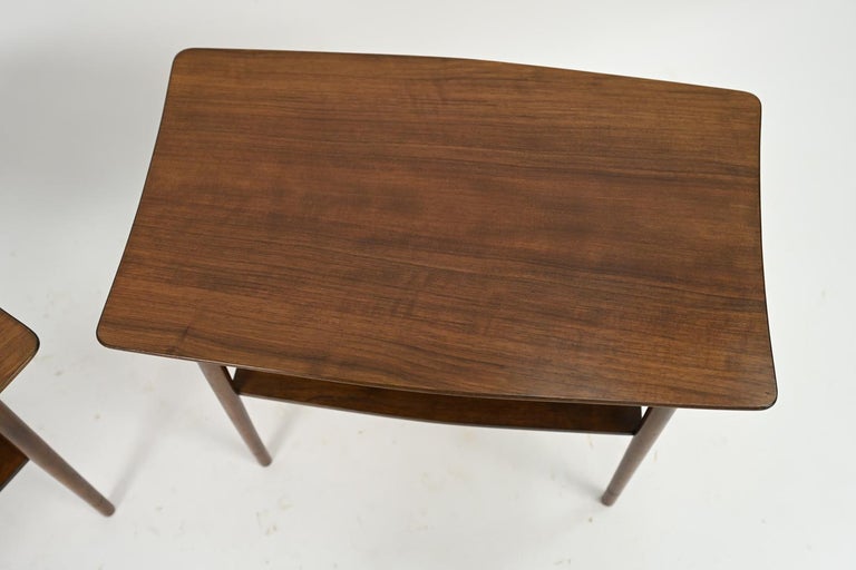 Pair of Kurt Ostervig for Jason Ringsted Two-Tier End Tables For Sale ...