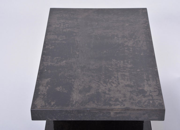 Pair of Lacquered Goat Skin Side Tables by Aldo Tura, 1970s at 1stDibs