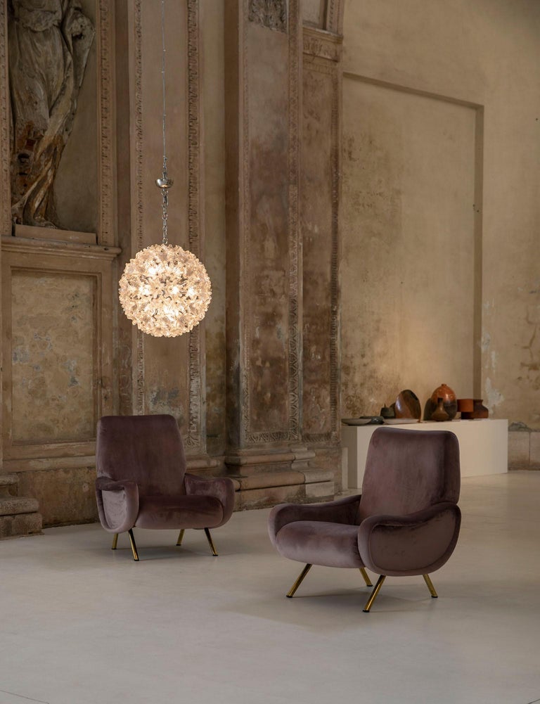 Pair of Lady Armchairs by Marco Zanuso for Arflex at 1stDibs