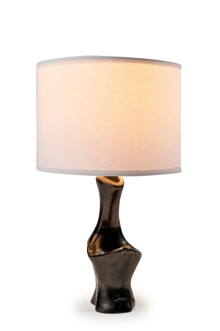 Pair of Lamps Ceramic Zoomorphic from the 1950s at 1stDibs