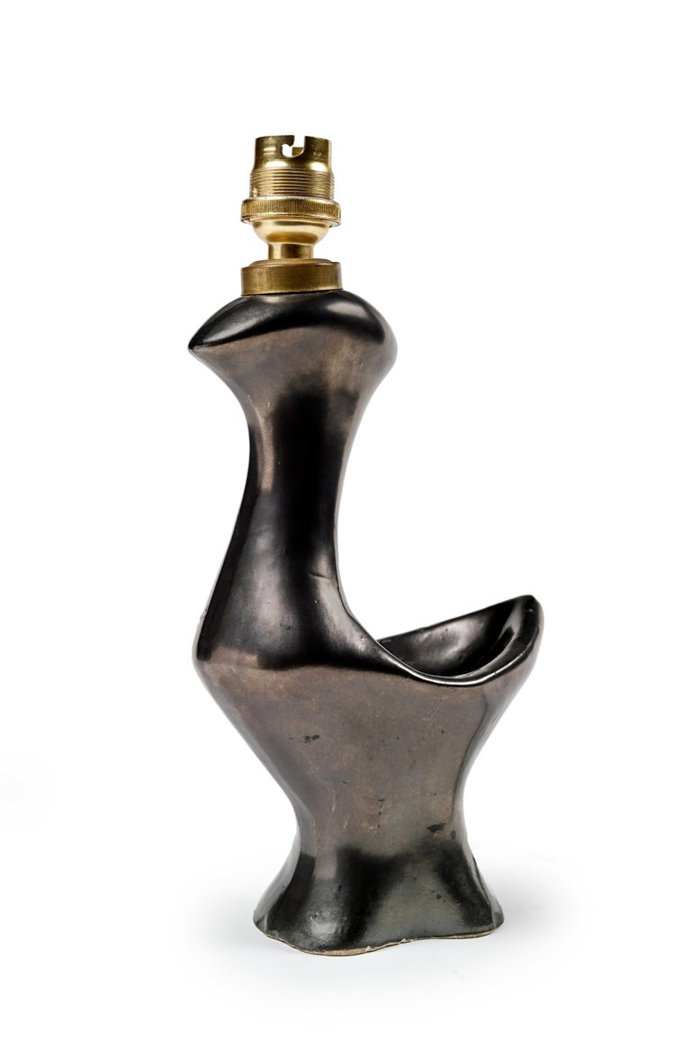 Pair of Lamps Ceramic Zoomorphic from the 1950s at 1stDibs