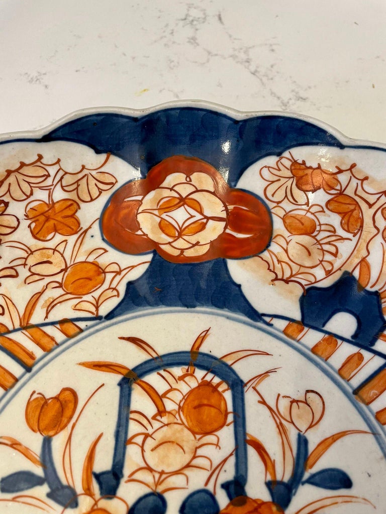 Pair of Large Antique Quality Imari Plates For Sale at 1stDibs