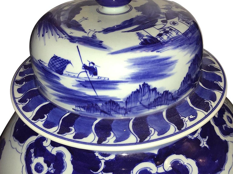 Pair of Large Chinese Jars For Sale at 1stDibs