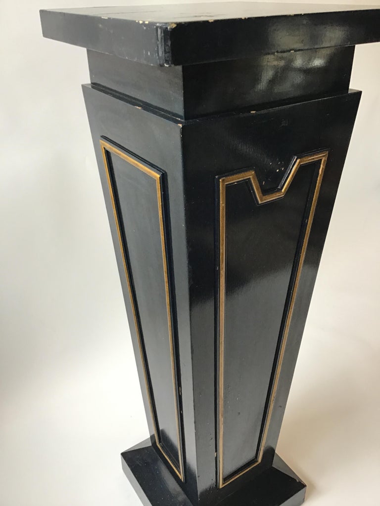 Pair of Large Classical Wood Pedestals For Sale at 1stDibs