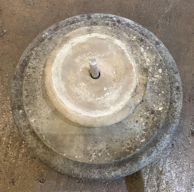 Pair of Large English Garden Stone Finials at 1stDibs