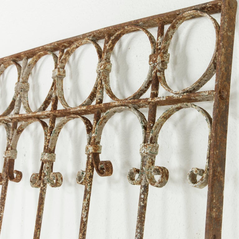 Pair of Large French Hand-Forged Iron Partitions, Grills, Gates at 1stDibs