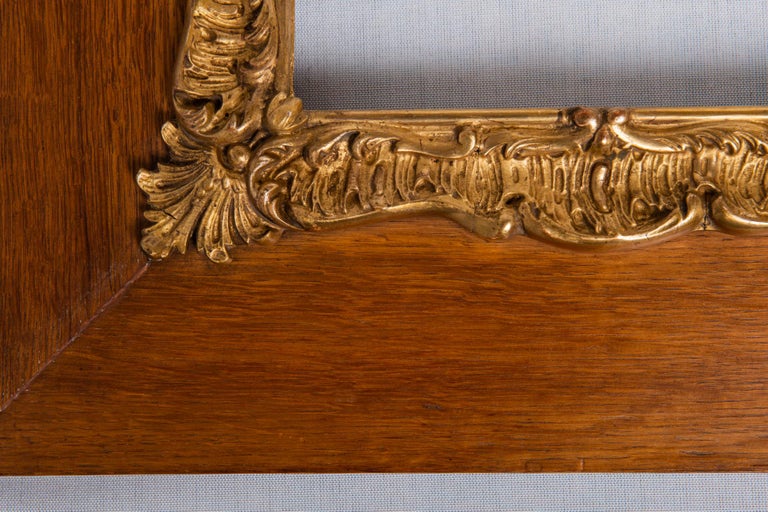 Pair of Large Gilt Wood Frames For Sale at 1stDibs