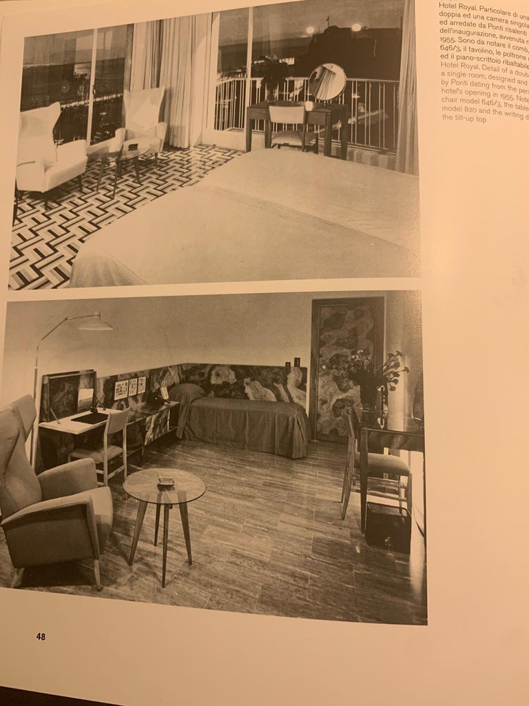 Pair of Large Gio Ponti Cherrywood Boiserie Panels from Hotel Royal ...