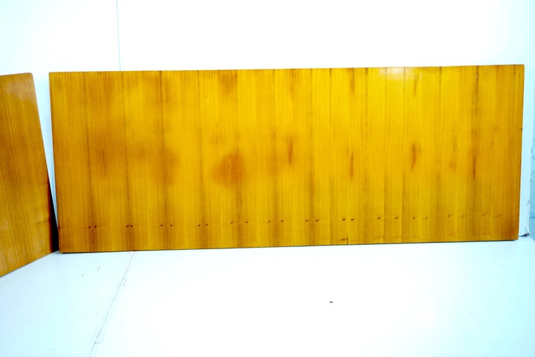 Pair of Large Gio Ponti Cherrywood Boiserie Panels from Hotel Royal ...