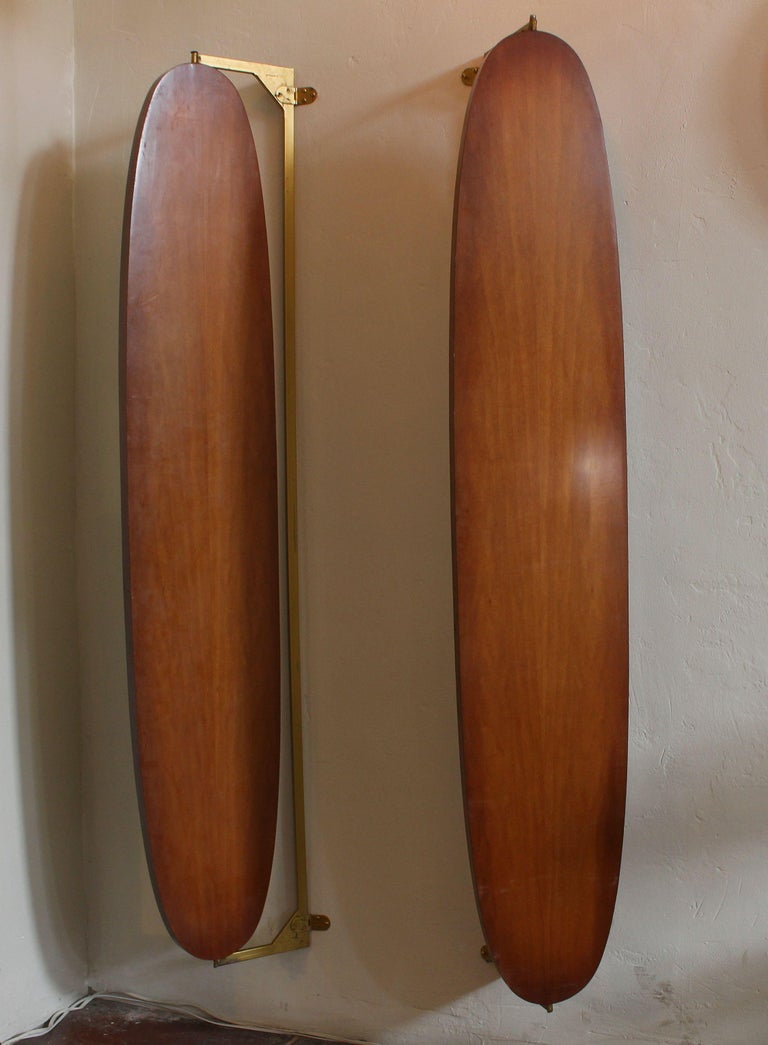 Pair of Large Italian Wall Mirrors at 1stDibs