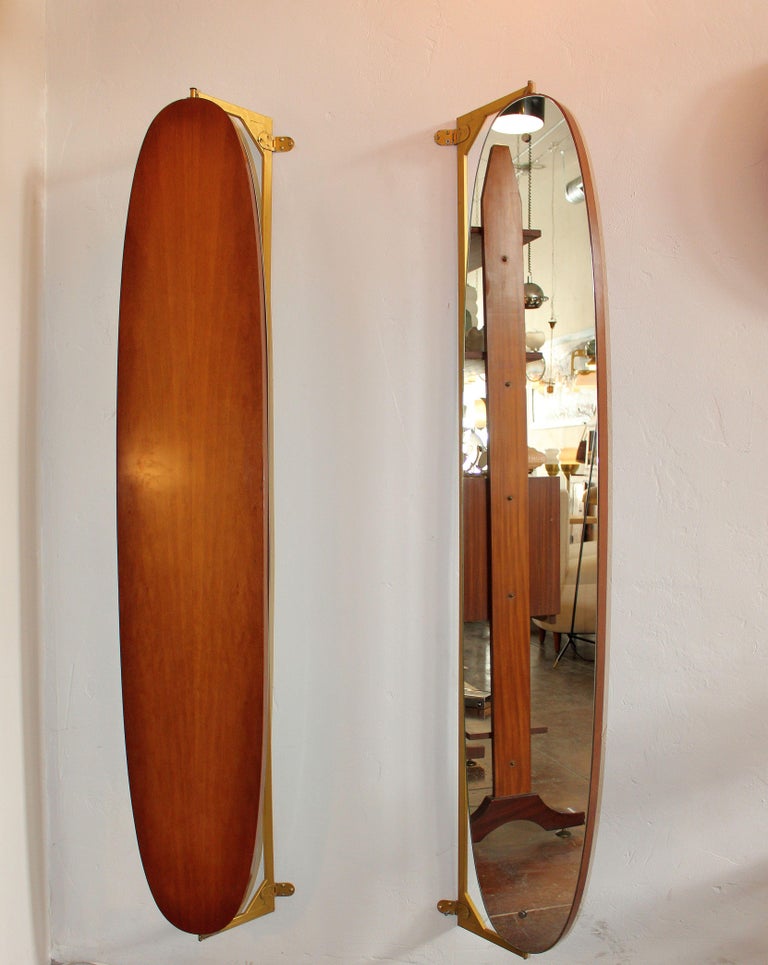 Pair of Large Italian Wall Mirrors at 1stDibs