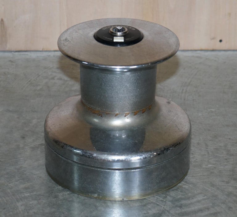 Pair of Large Lewmar England Three Speed 65 Nautical Winches Great Door ...