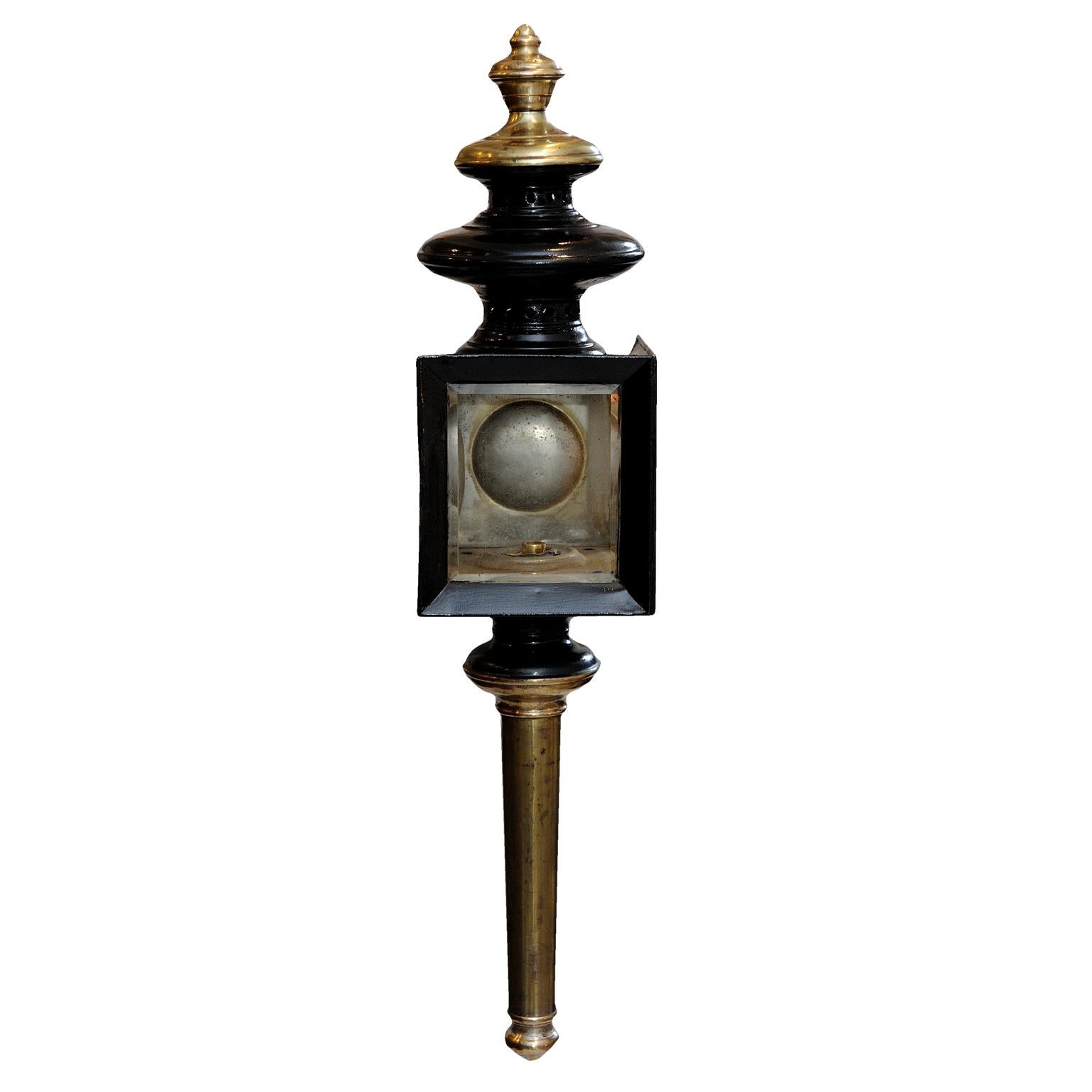 Pair of Large Mid-19th Century Coach Lamps, circa 1850 For Sale at 1stDibs