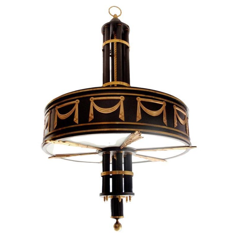 Pair of Large Neoclassic Style Light Fixtures, Sold Individually For ...