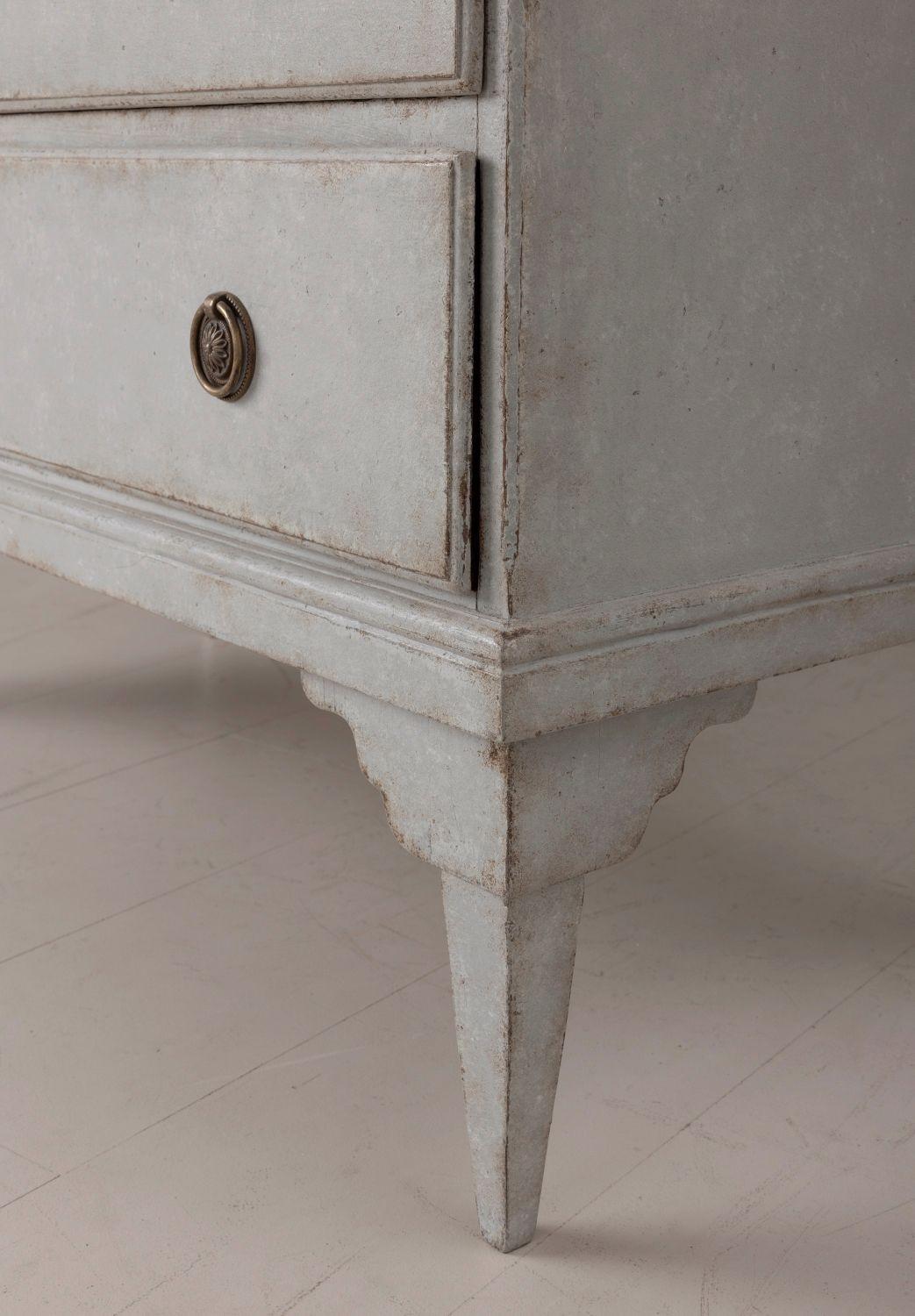 Pair of Large Painted Swedish Gustavian Chests, 18th Century For Sale ...