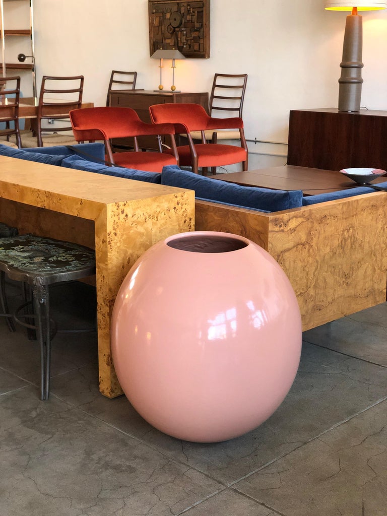 Pair of Large Pink Vase Planters by Marilyn Kay Austin for ...