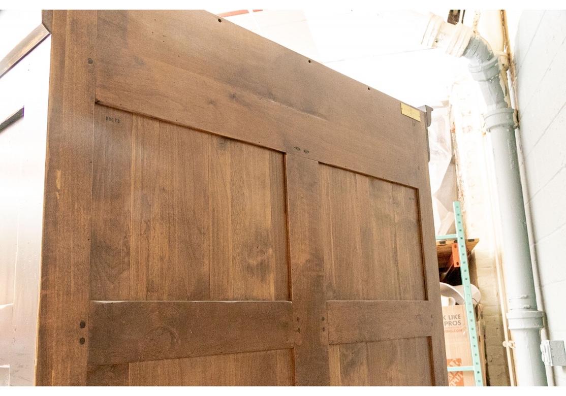 Pair of Large Rustic Style Bookcase Cabinets by Woodland Furniture For ...