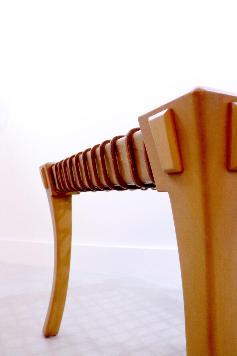 Pair of Neonakis "Archaic" Stools c.1980 in the manner of T. H ...