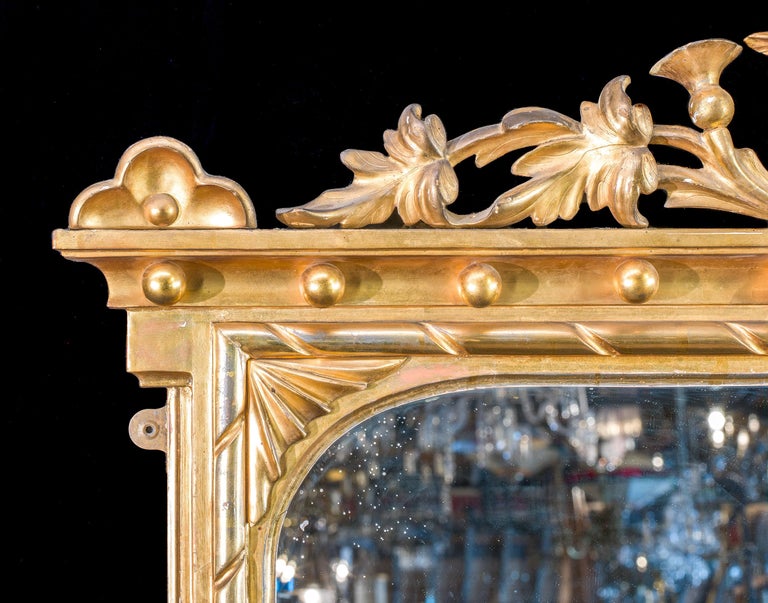 Pair of Large Victorian Gilt Gesso Mirrors For Sale at 1stDibs