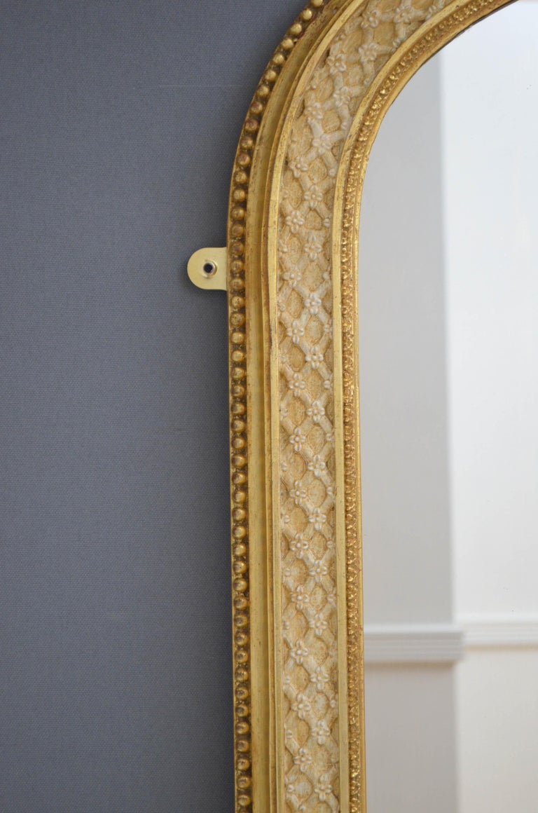 Pair of Large Victorian Wall Mirrors at 1stDibs