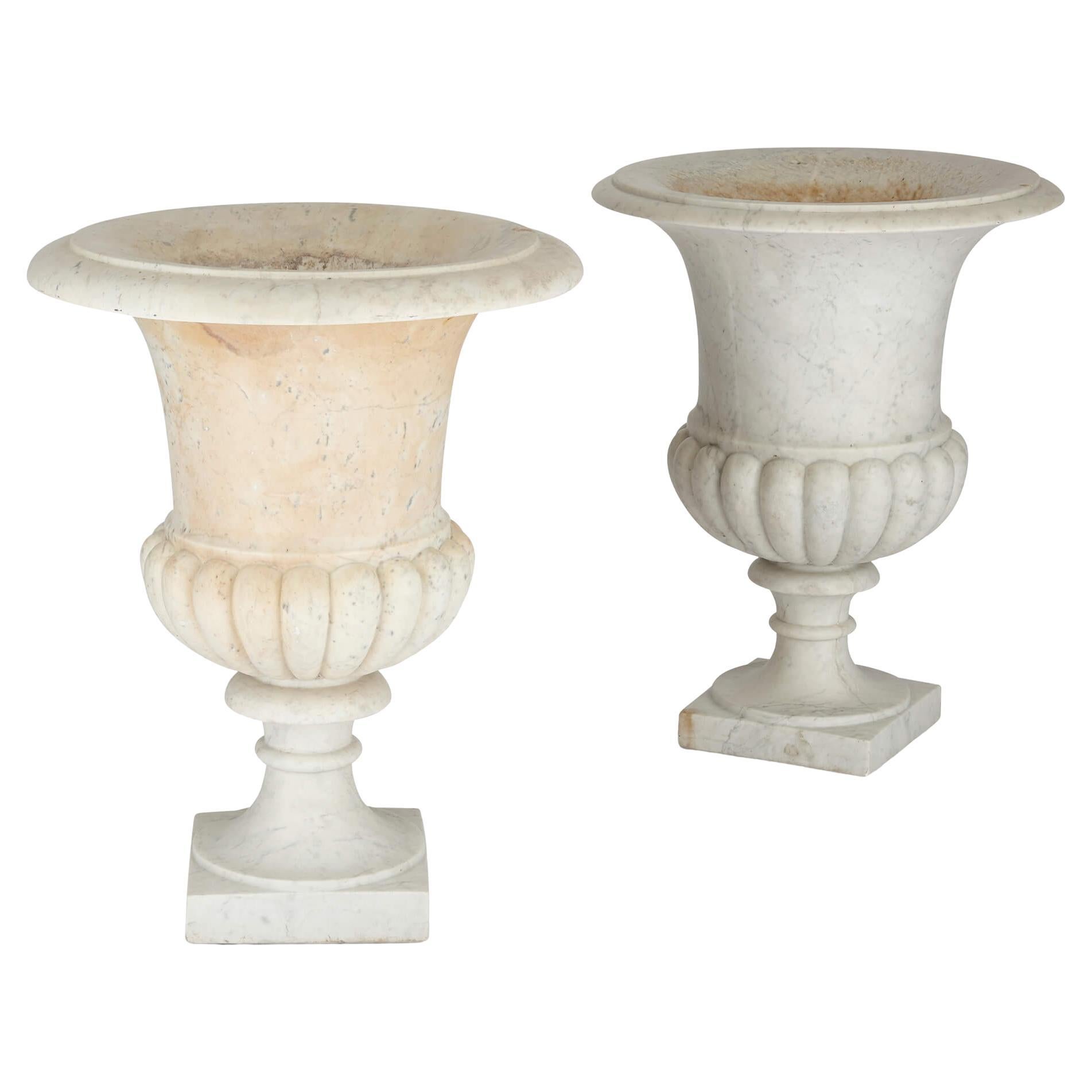 Antique Roman Neoclassical Period Italian Marble and Ormolu Mounted Urn ...