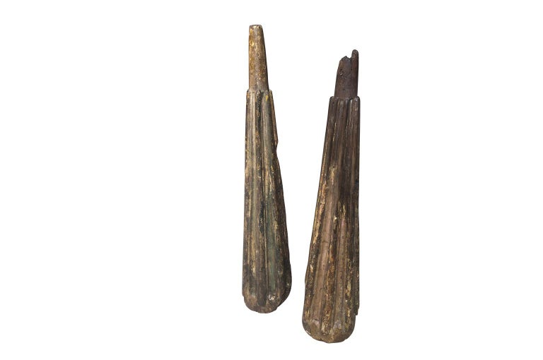 Pair of Late 16th-Early 17th Century Pinnacle Fragments For Sale at 1stDibs