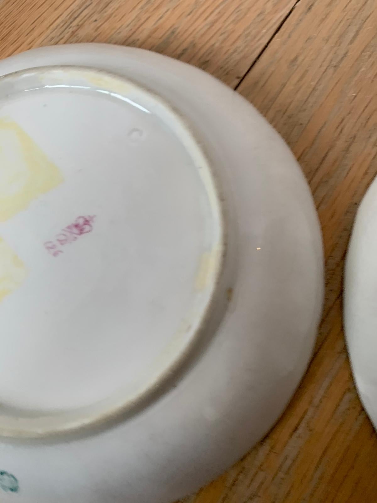 Pair of Late 18th-Early 19th Century English Royal Crown Derby Plates ...