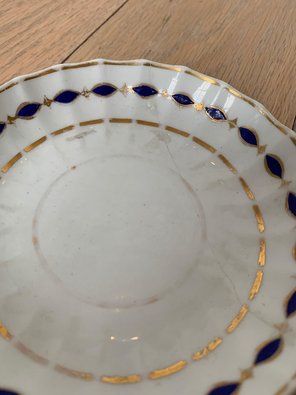 Pair of Late 18th-Early 19th Century English Royal Crown Derby Plates ...