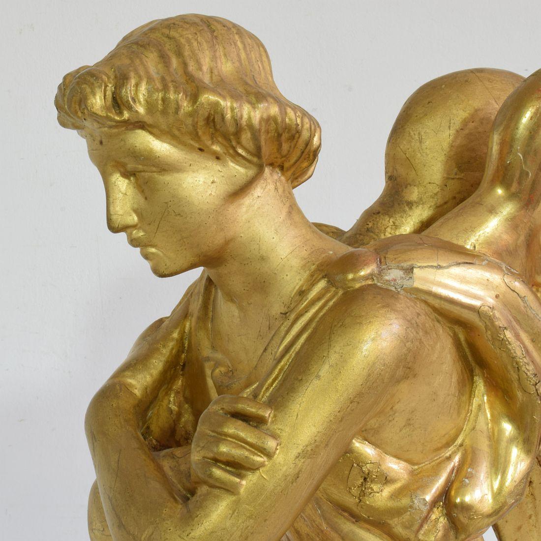 Pair of Late 18th / Early 19th Century Italian Giltwood Neoclassical ...