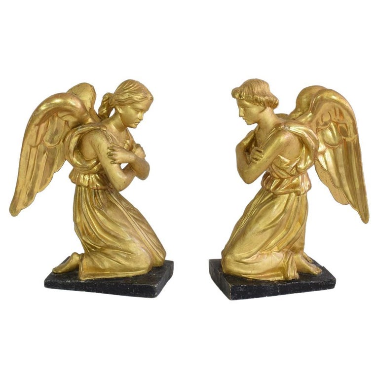 Pair of Late 18th / Early 19th Century Italian Giltwood Neoclassical ...
