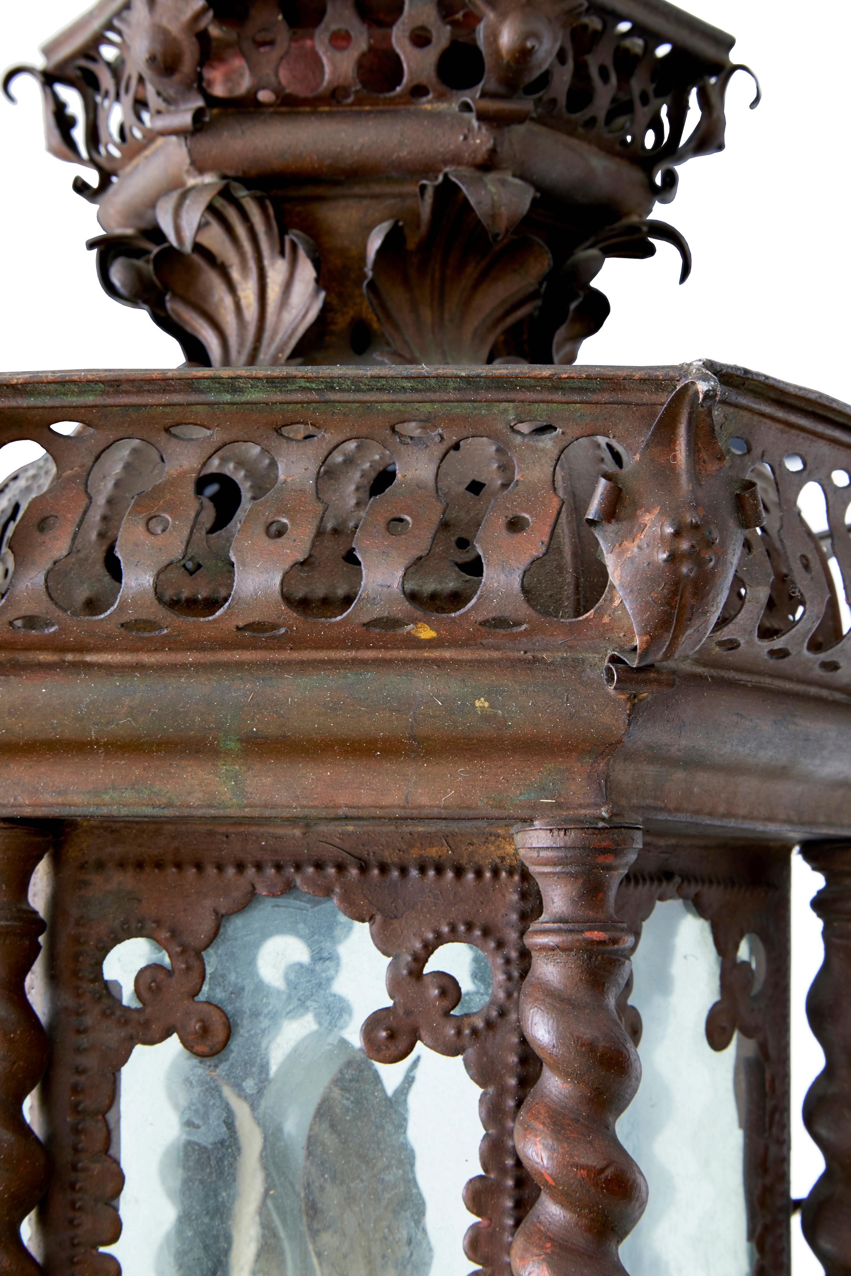 Pair of Late 19th Century Copper Venetian Lamps on Poles For Sale at ...
