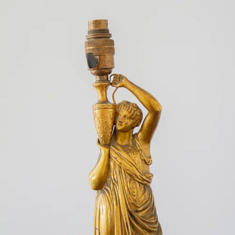 Pair of Late 19th Century Neoclassical Ormolu Table Lamps For Sale at ...