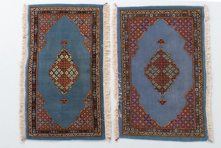 Pair of Lavender Indian Carpets For Sale at 1stDibs