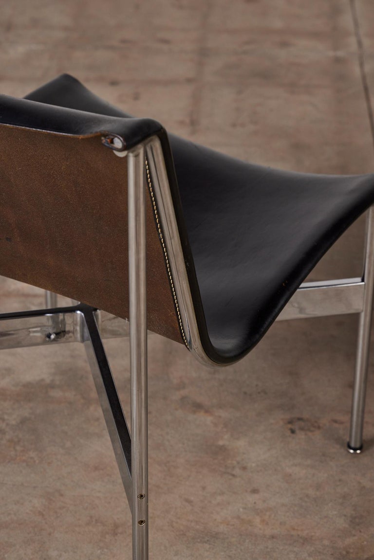 Pair of Laverne "New York" Leather Lounge Chairs at 1stDibs