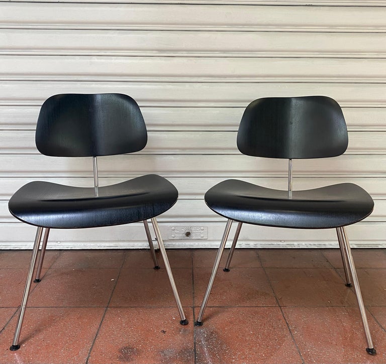 Pair of LCM office chairs by Charles and Ray Eames for Vitra For Sale at 1stDibs