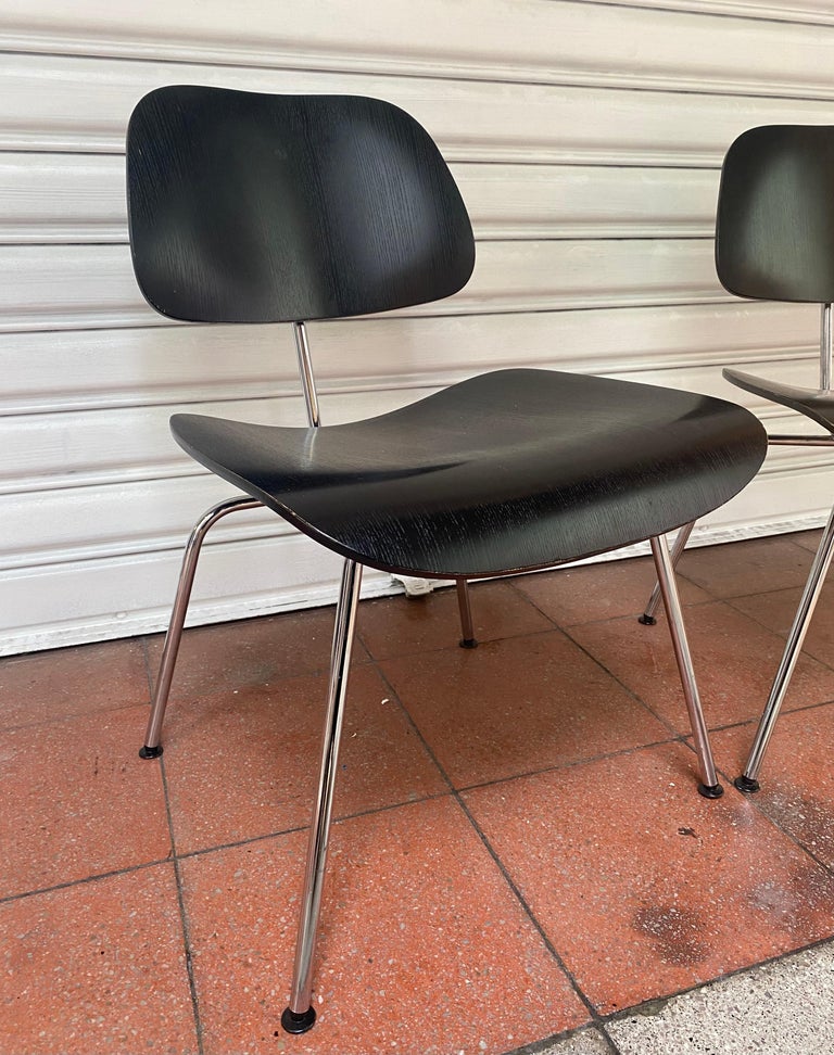 Pair of LCM office chairs by Charles and Ray Eames for Vitra For Sale at 1stDibs
