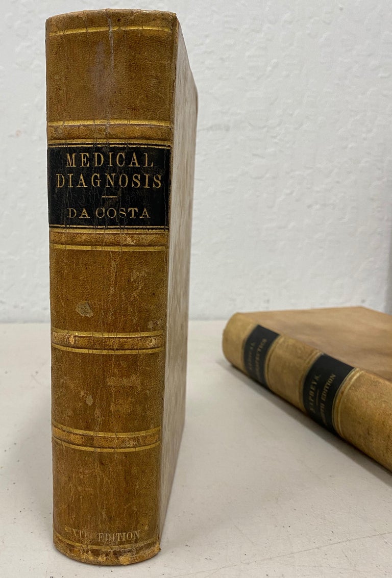 Pair of Leather Bound Antique Medical Books, circa 1880s at 1stDibs