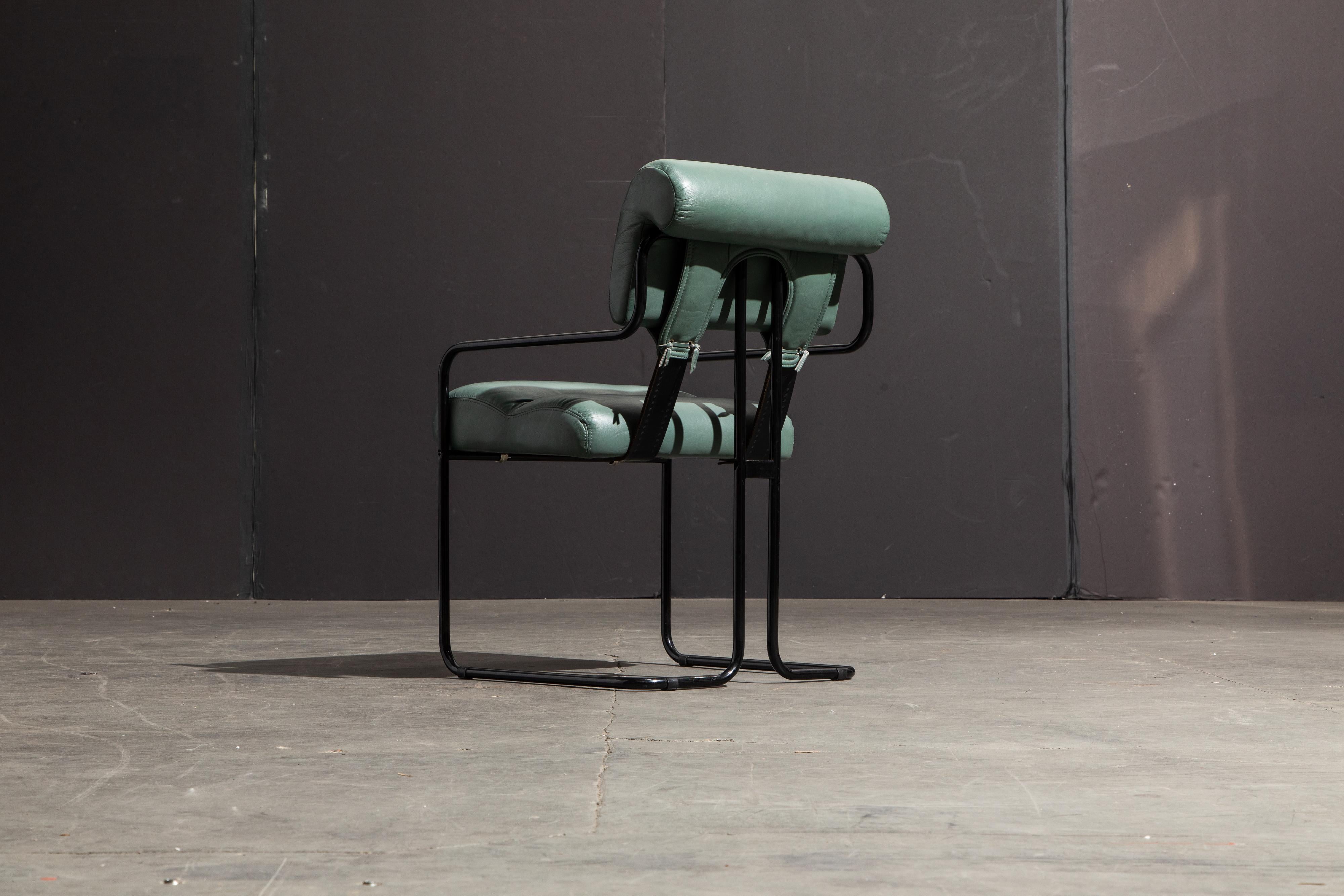 Pair of Leather Tucroma Chairs by Guido Faleschini for i4 Mariani ...