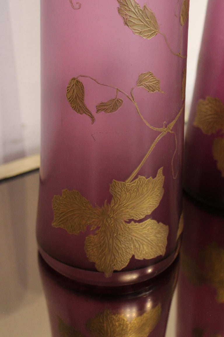 Pair of Legras Vases, France, 20th Century For Sale at 1stDibs