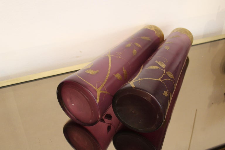 Pair of Legras Vases, France, 20th Century For Sale at 1stDibs