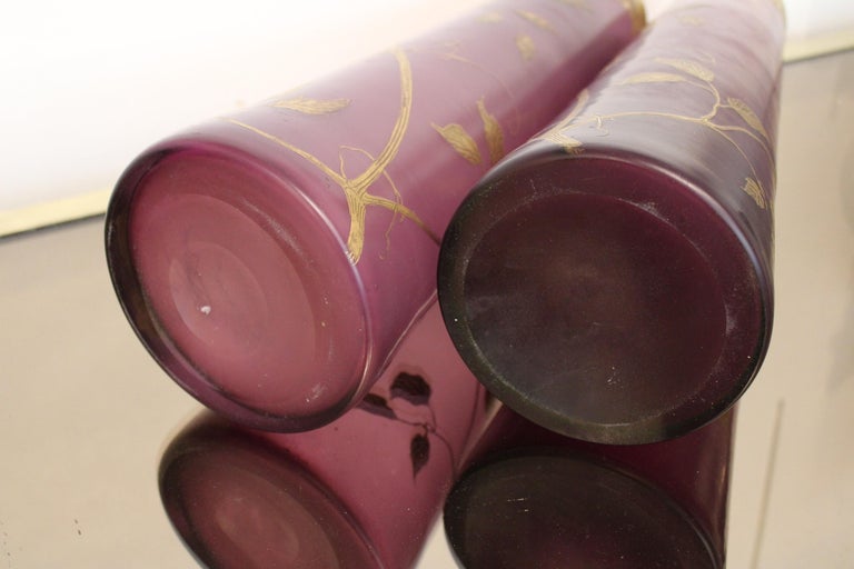 Pair of Legras Vases, France, 20th Century For Sale at 1stDibs