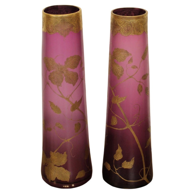 Pair of Legras Vases, France, 20th Century For Sale at 1stDibs