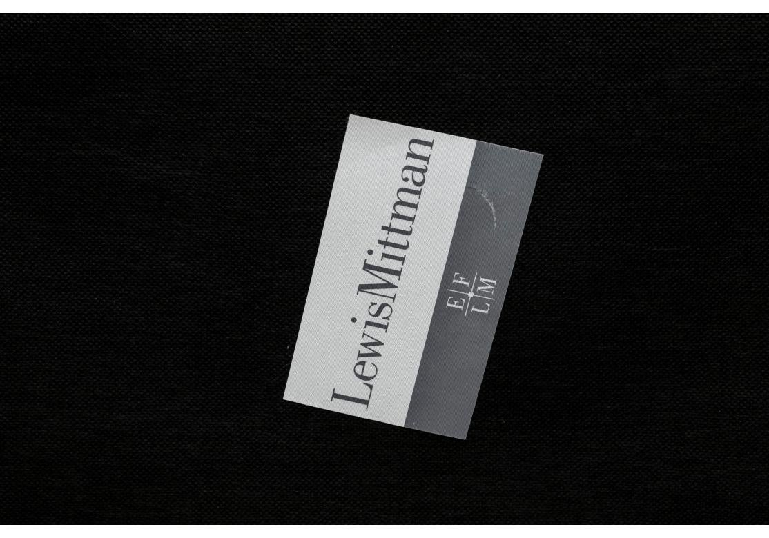 Pair Of Lewis Mittman Upholstered Ottomans For Sale at 1stDibs