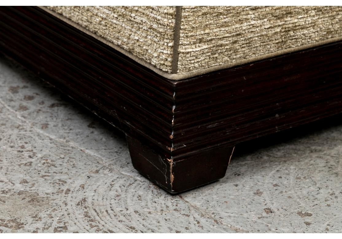 Pair Of Lewis Mittman Upholstered Ottomans at 1stDibs