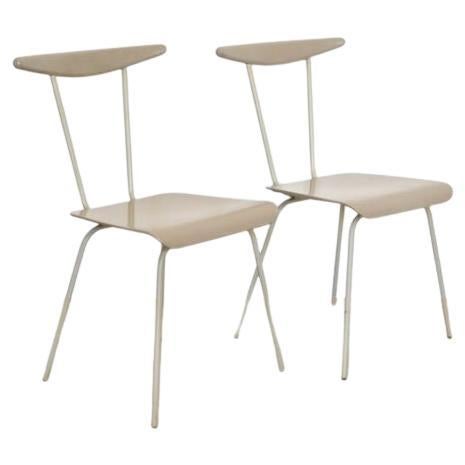 Rare Set of 6 Wim Rietveld Pyramid Stacking Chairs at 1stDibs