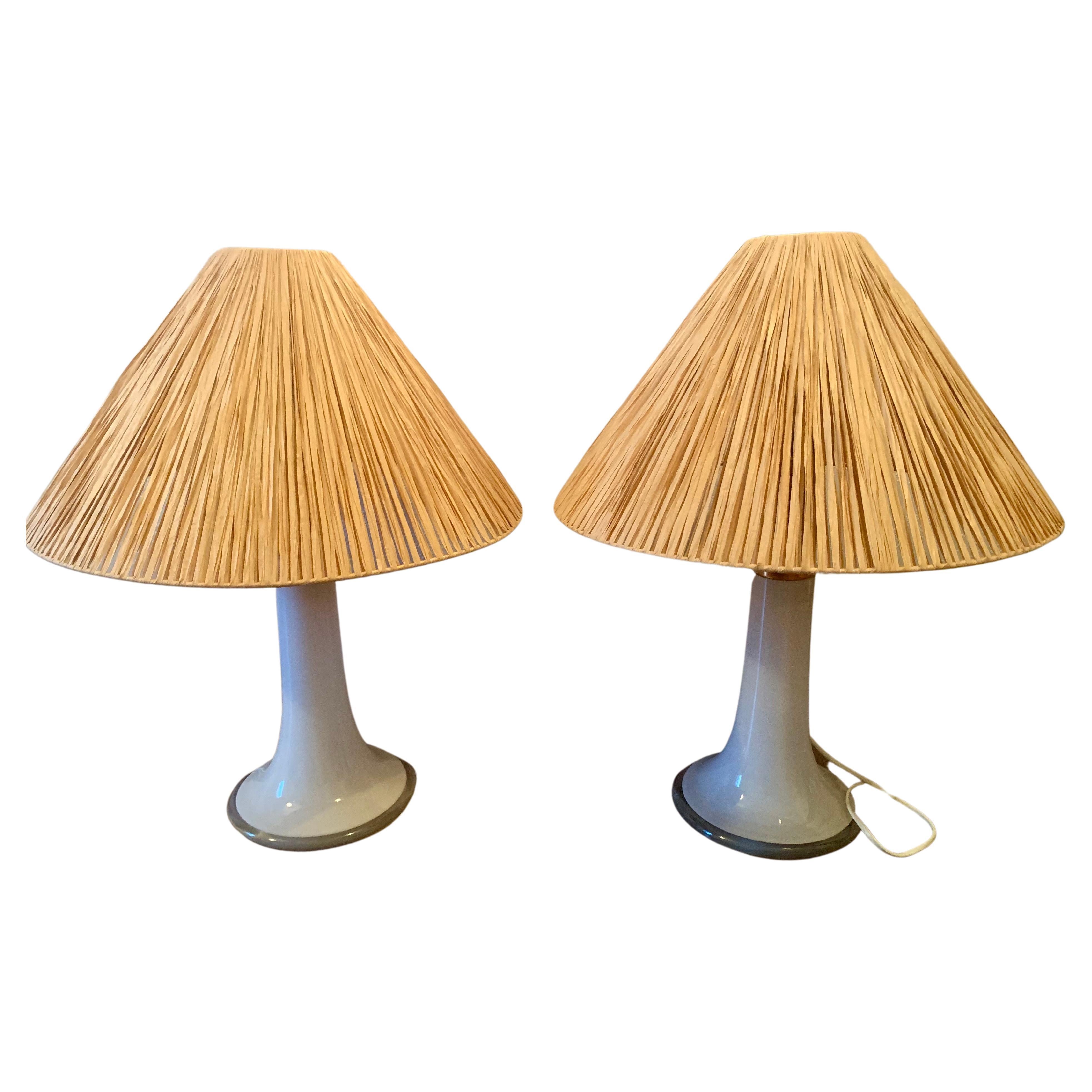 Pair of Table Lamps Designed by Lisa Johansson-Pape for Orno, Finland ...