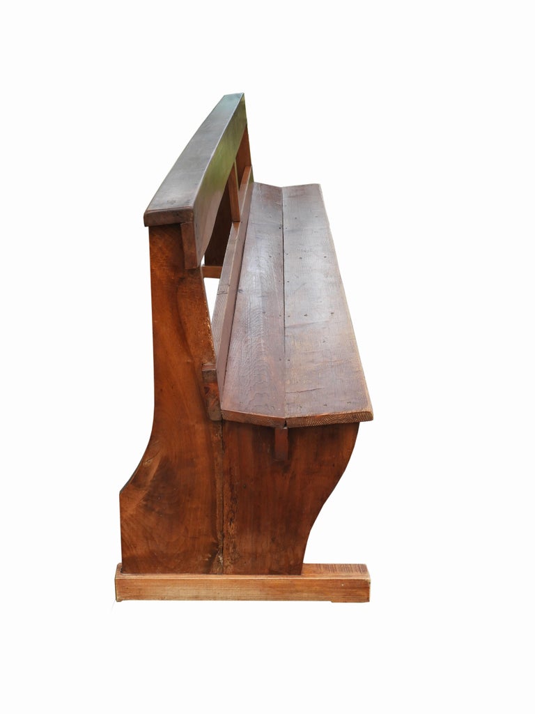 Pair of Long Church Benches C1890 France For Sale at 1stDibs