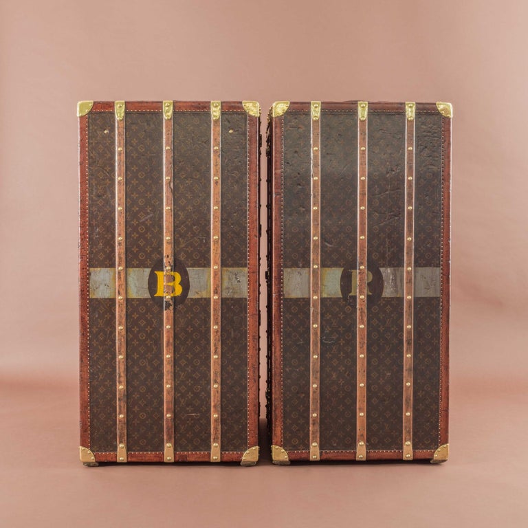 Pair of Louis Vuitton Wardrobe Trunks, circa 1929 For Sale at 1stDibs